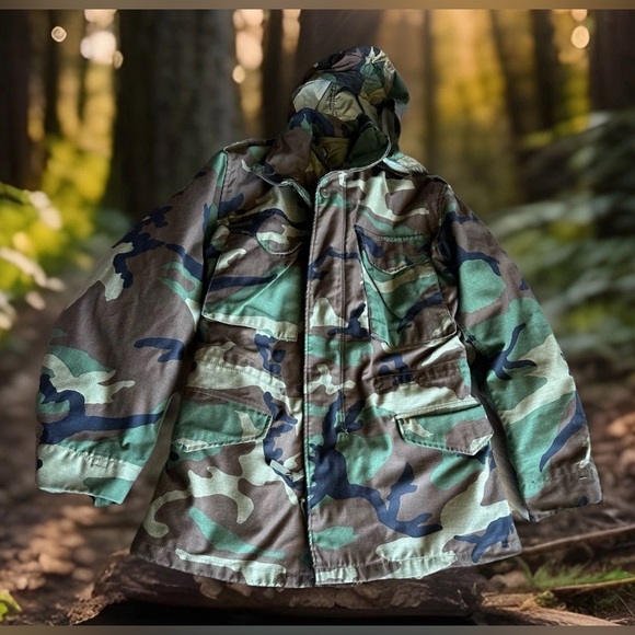 U.S. Army | Jackets & Coats | Vtg Us Military Camouflage Field Jacket ...